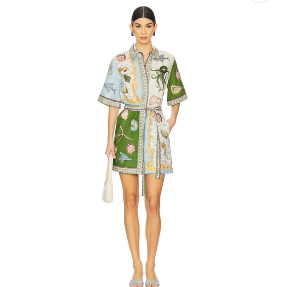 Alemais | Dresses | Alemais Linen Mini Dress Nwt | Poshmark